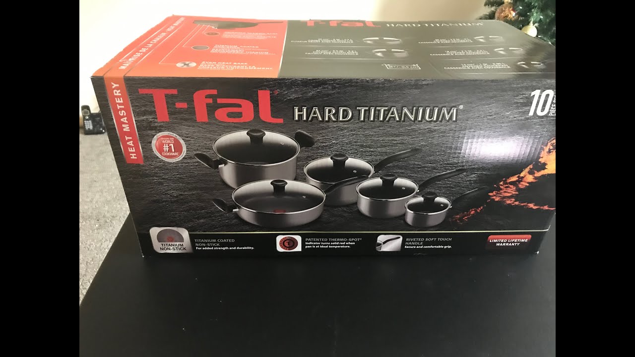 T-Fal Hard Titanium Cookware Set Review: Unleash Durability ...