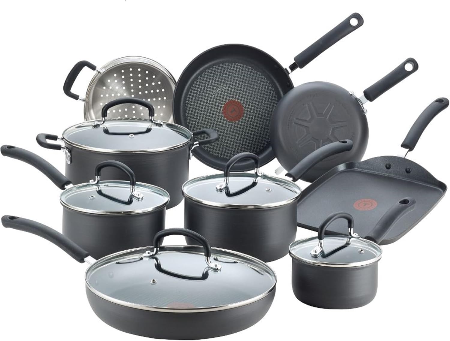 T-fal Ultimate Hard Anodized Nonstick Cookware Set 17 Piece Review In ...