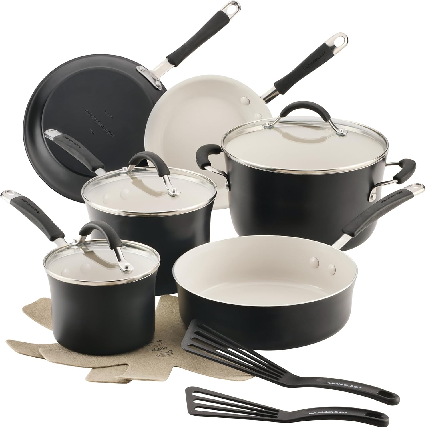 Rachael Ray Cucina Ceramic Nonstick Pots and Pans Set Review ...