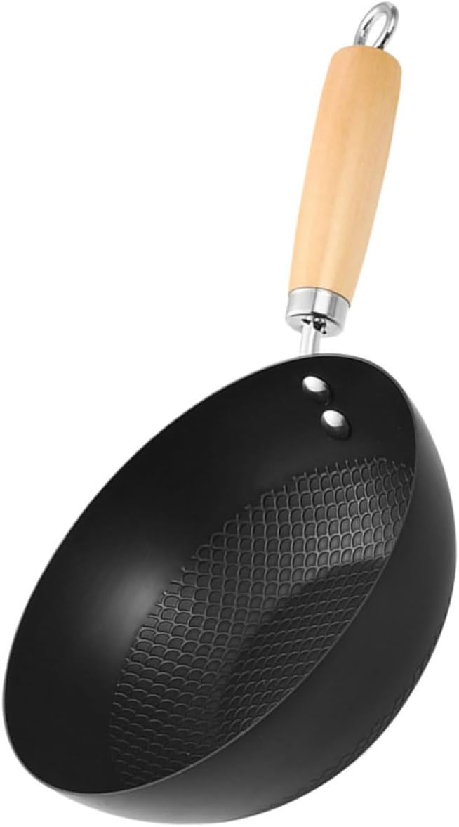 Iron Wok Nonstick Flat Bottom Wok Skillet Pan Review ...