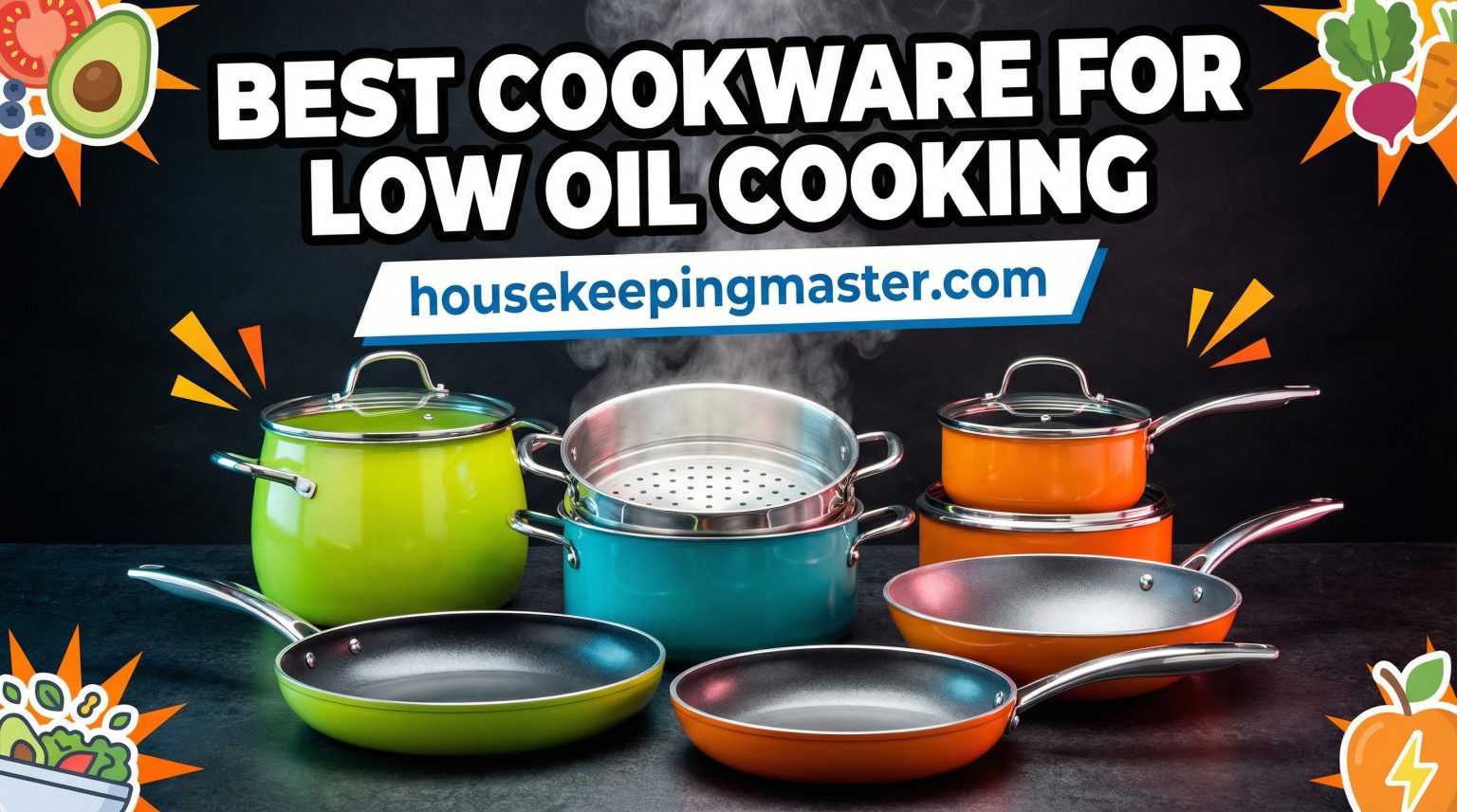 11 Best Cookware for Low Oil Cooking – Detailed Reviews, Buying Guide ...